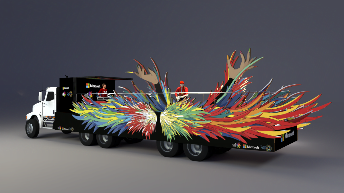 Microsoft Leads Tel Aviv Pride Parade With Multicolored Truck