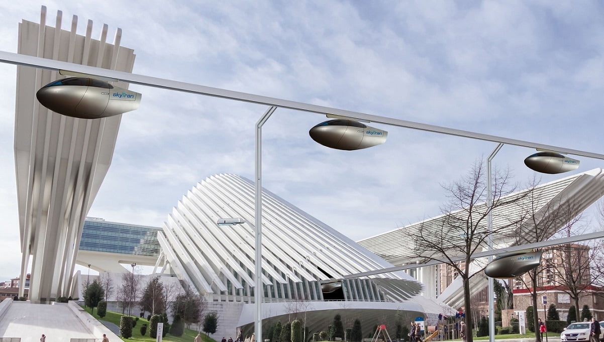 SkyTran Pod Transport System Approved In Netanya