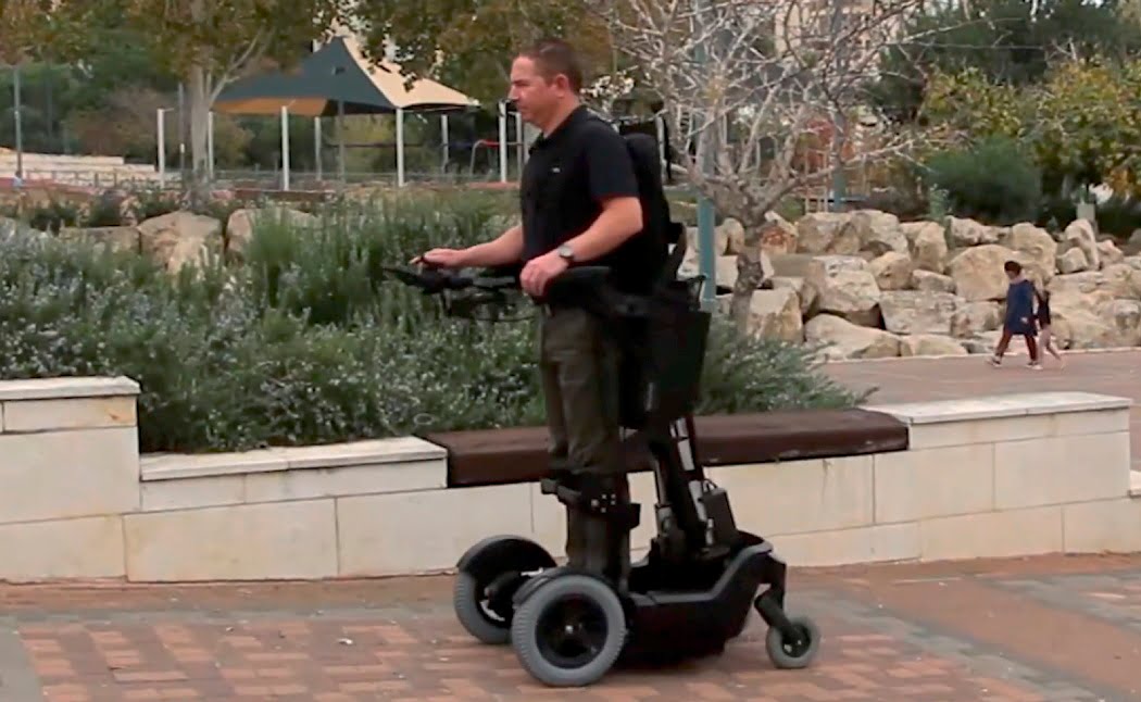 Roaming Free, With The Super-Stable, Stand-Up "Wheelchair"