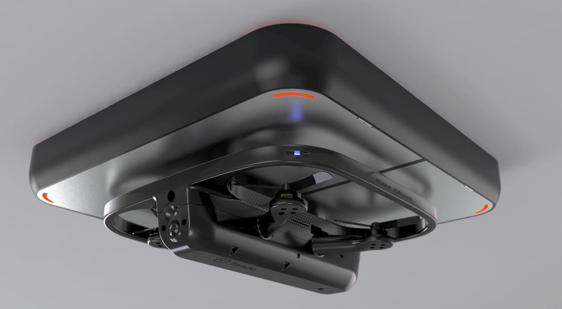 Indoor Drones Are On Patrol, Flying Through A Building Near You